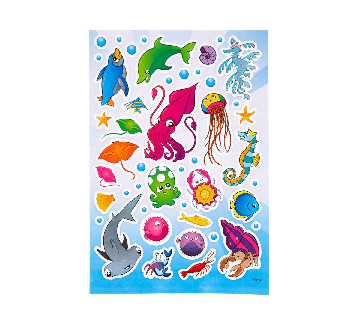 Crayola Under The Sea 96 Coloring Pages And Stickers, Coloring Book ...