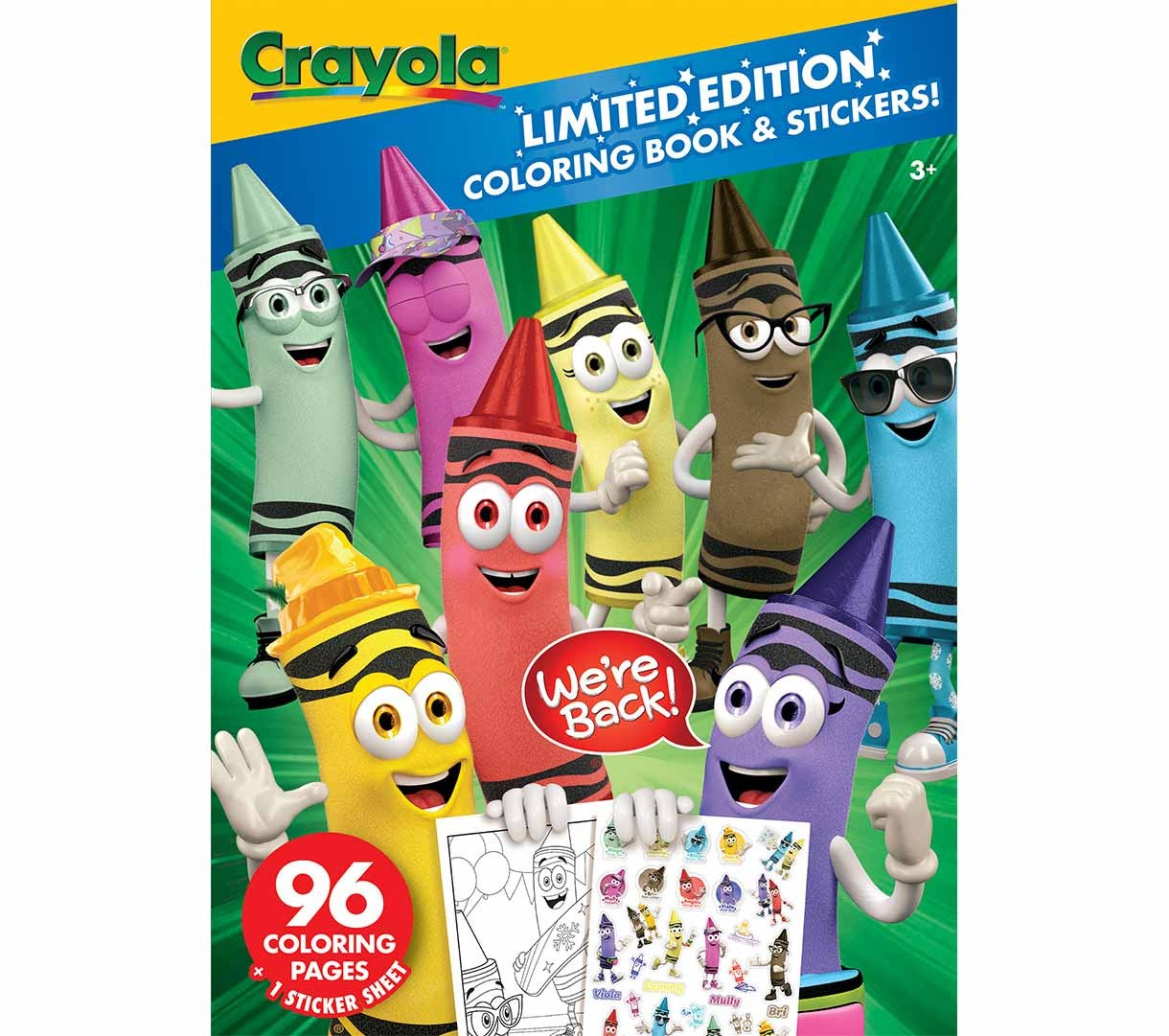 Crayola 96 Pages Coloring Book Limited Edition With Sticker Sheets – My ...